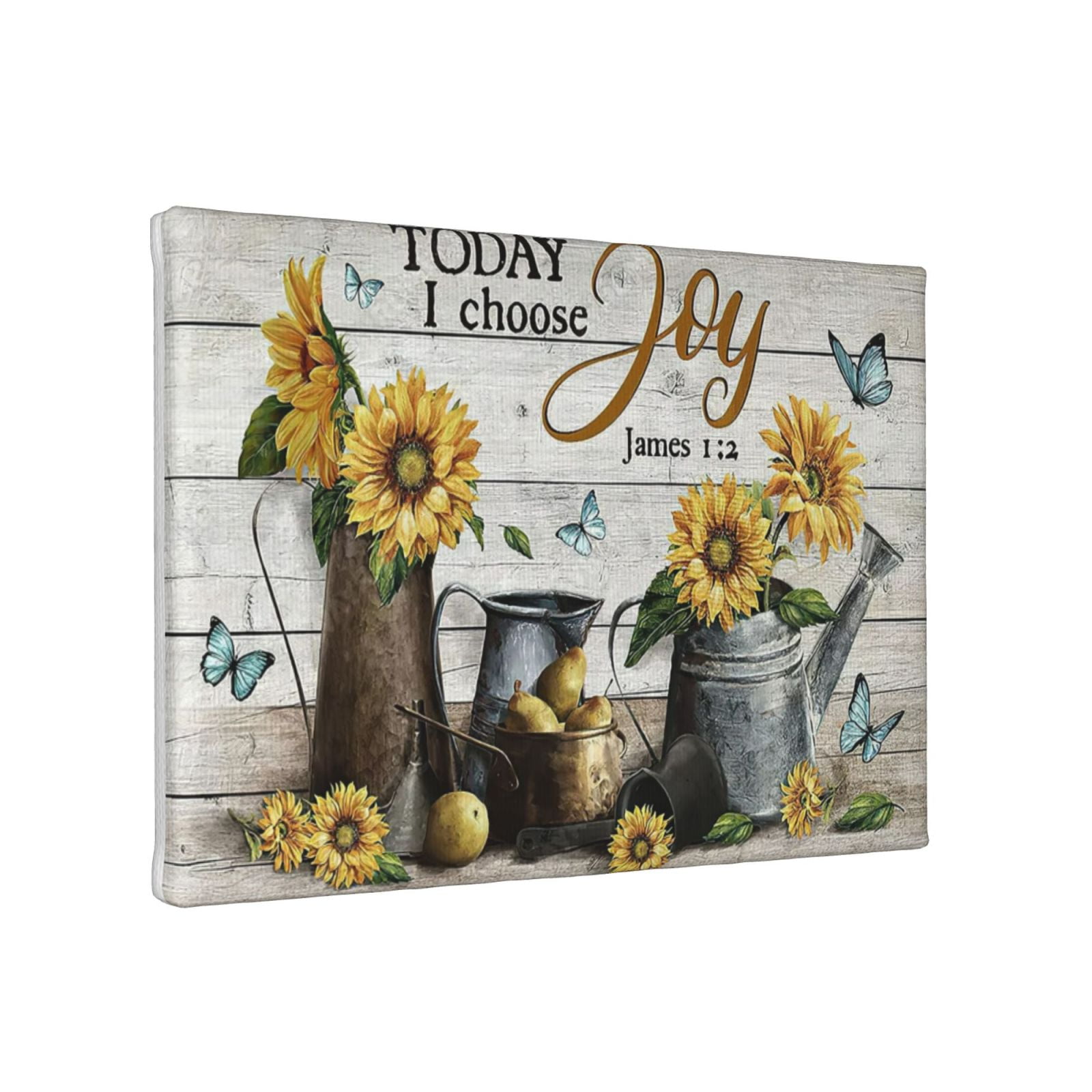 AatoeaX Farmhouse Sunflower Wall Art Country Sunflower Pictures Wall ...