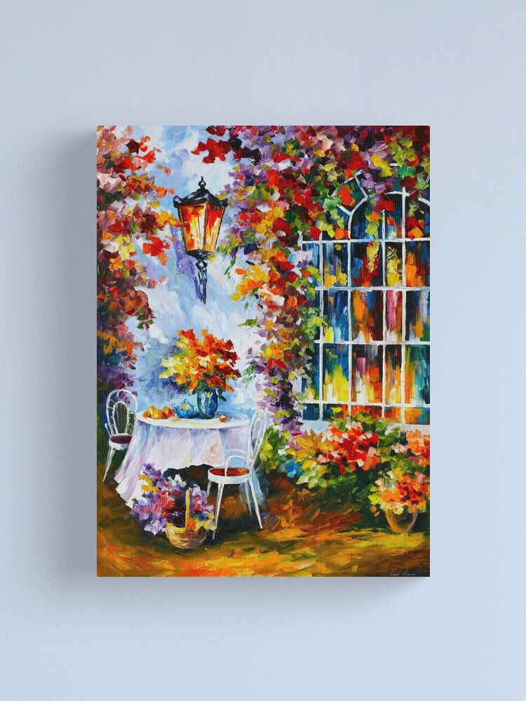 AatoeaX IN THE GARDEN - Leonid Afremov Canvas Print Modern Wall Art ...