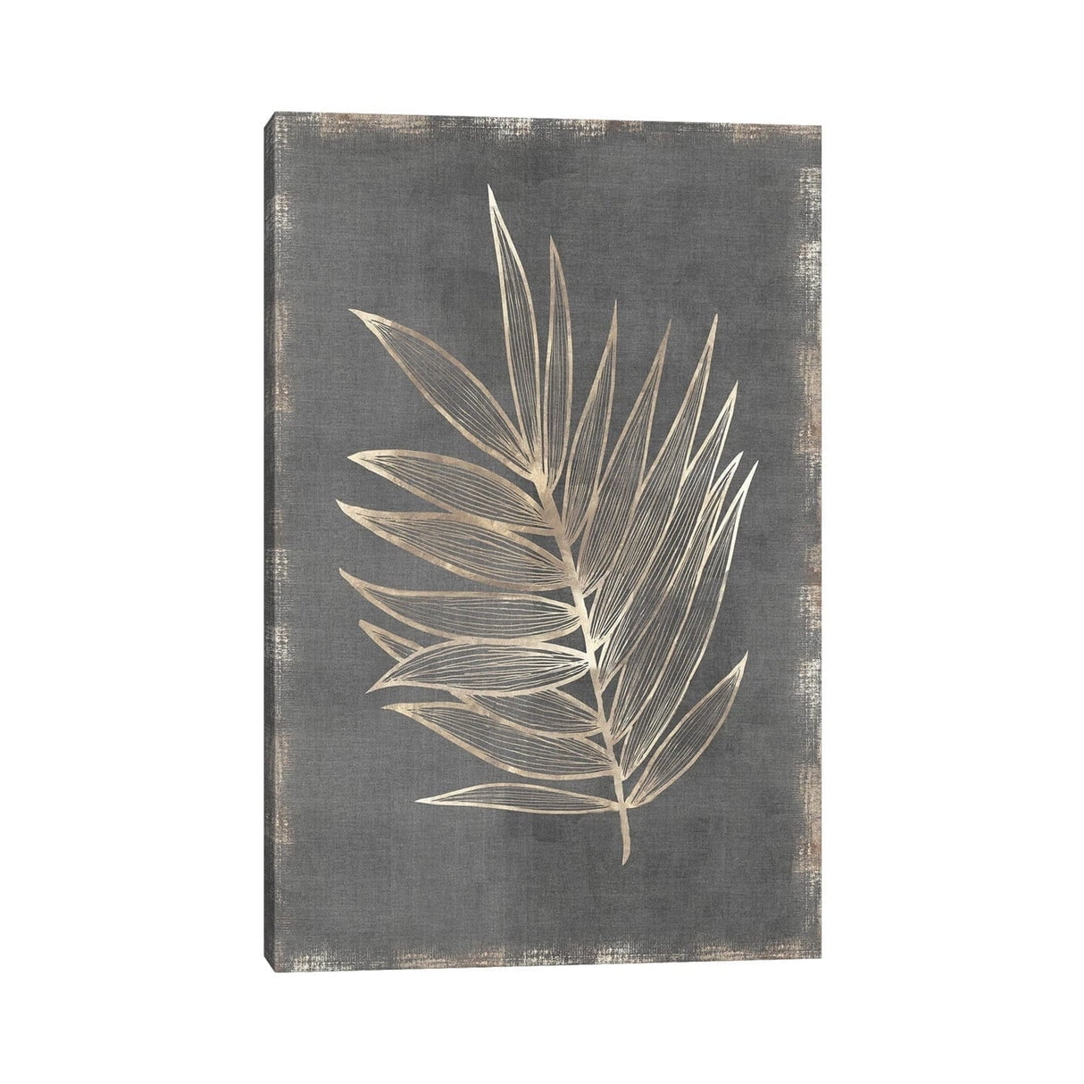 AatoeaX "Gilded Botanical I" Canvas Print Modern Wall Art Canvas Poster – Aesthetic Print for ...