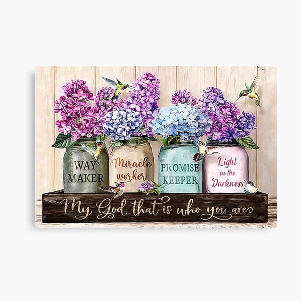 AatoeaX My God, That Is Who You Are Way Maker - Purple Waymaker Flowers ...