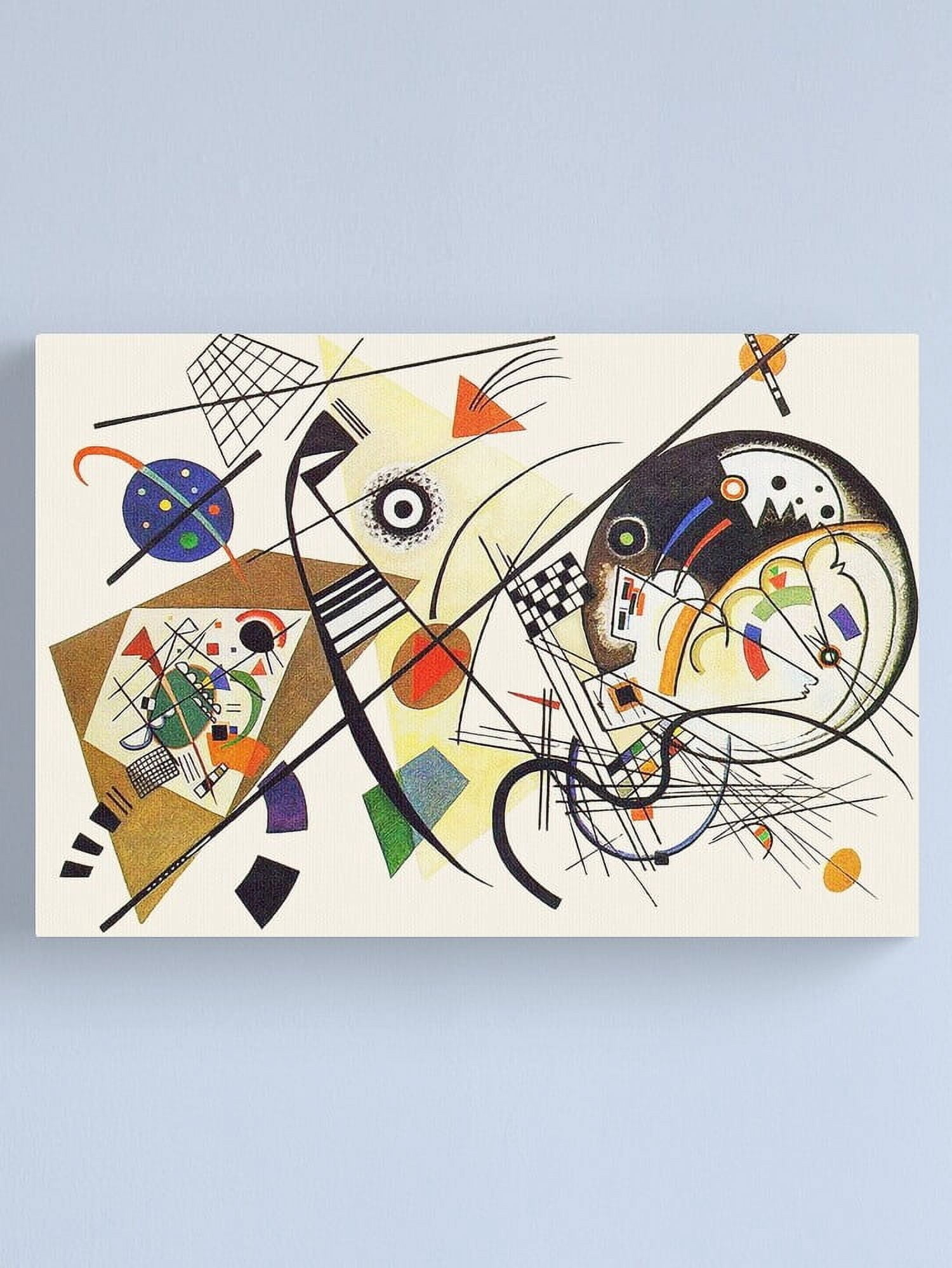 AatoeaX HD. Transverse Lines (1923), by Wassily Kandinsky Canvas Print ...
