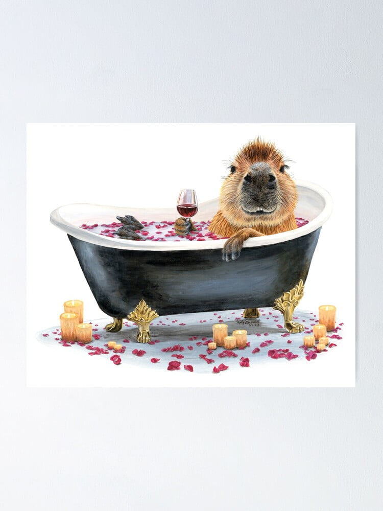 AatoeaX Happy Cappy Bath Poster Aesthetic Home Decor – Perfect for ...