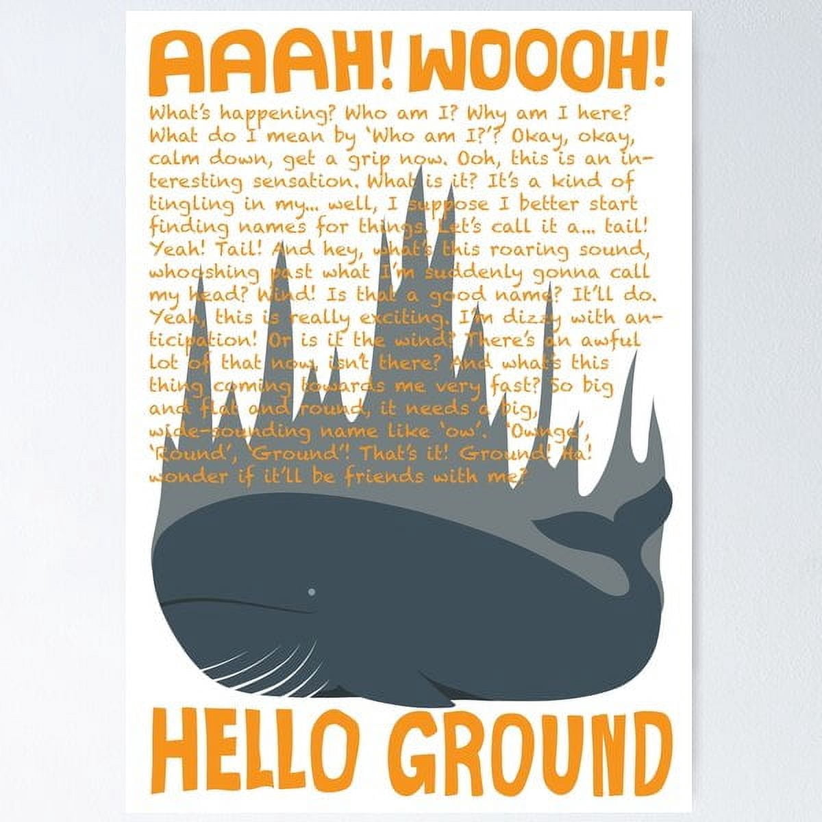 AatoeaX Hello Ground! Poster Aesthetic Home Decor – Perfect for Gallery ...