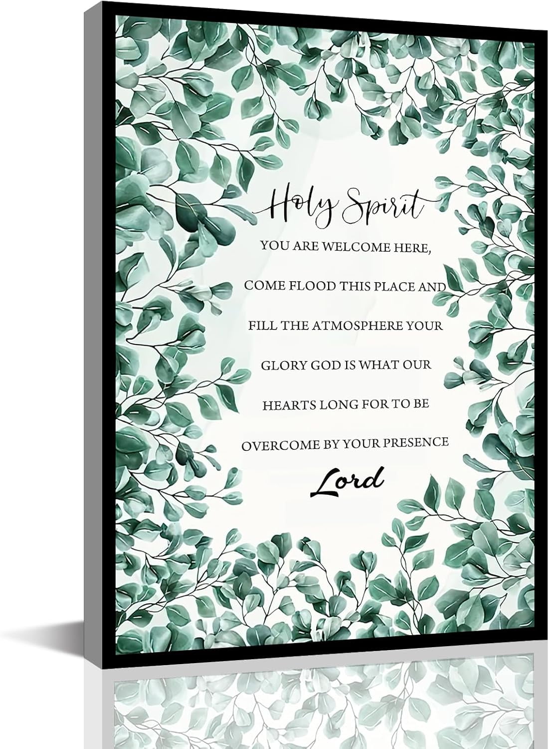 AatoeaX Holy Spirit You are Welcome Here Bible Verse Wall Art Scripture ...