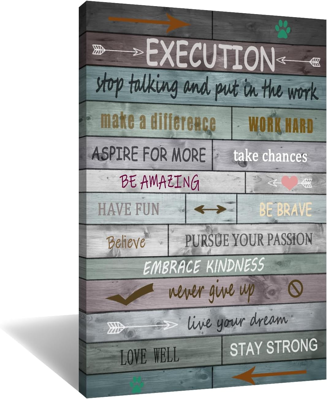 AatoeaX Inspirational Canvas Wall Art Home Decor Painting Poster ...