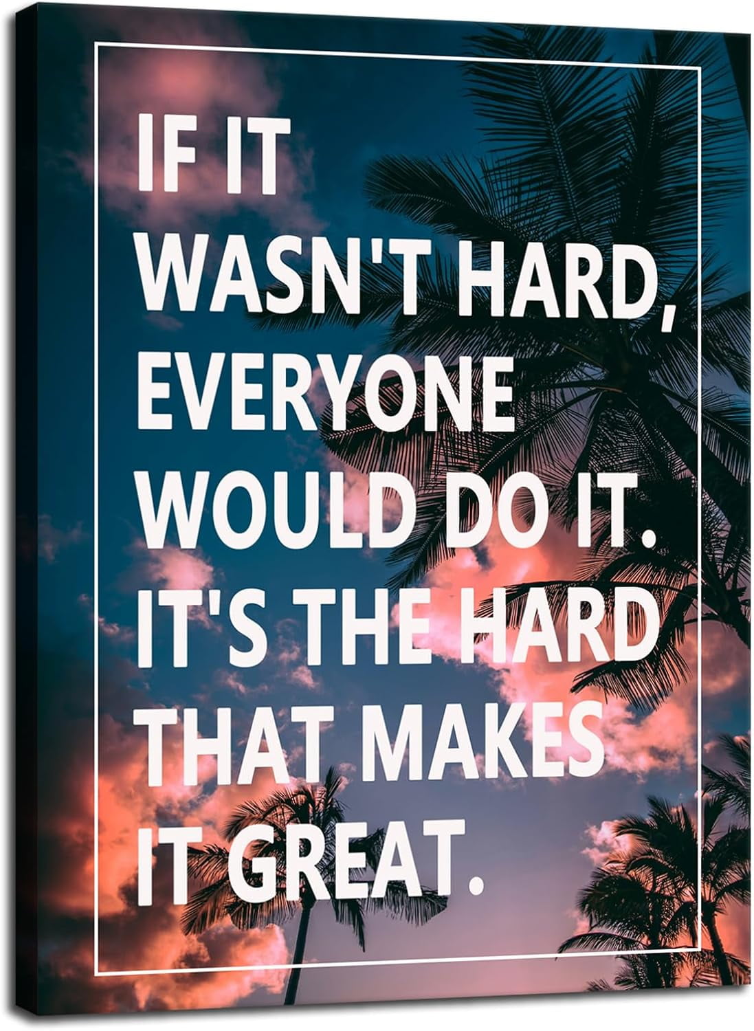 AatoeaX Inspirational Canvas Wall Art Motivational Entrepreneur Quote ...