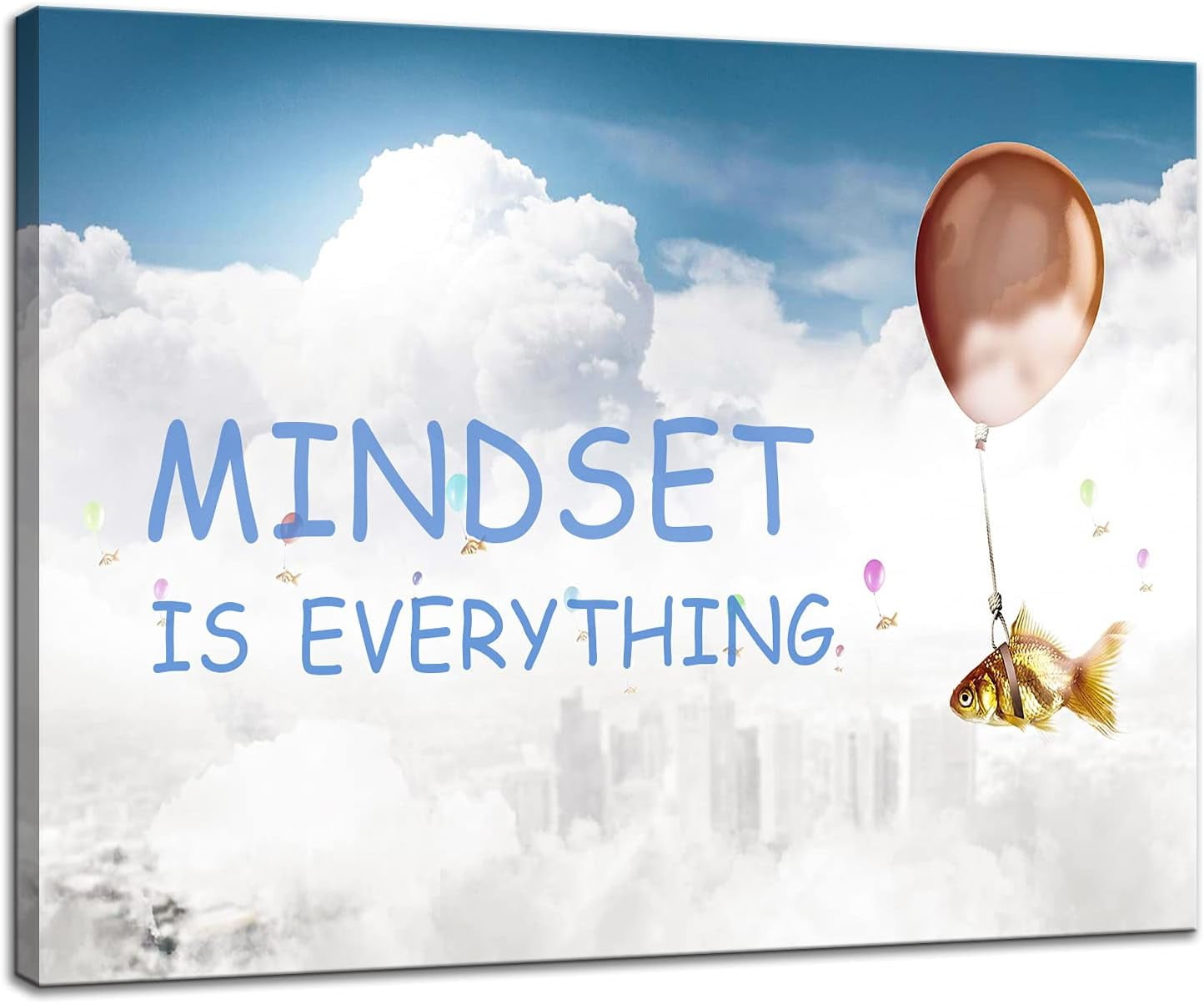 AatoeaX Inspirational Canvas Wall Art Motivational Success Painting ...