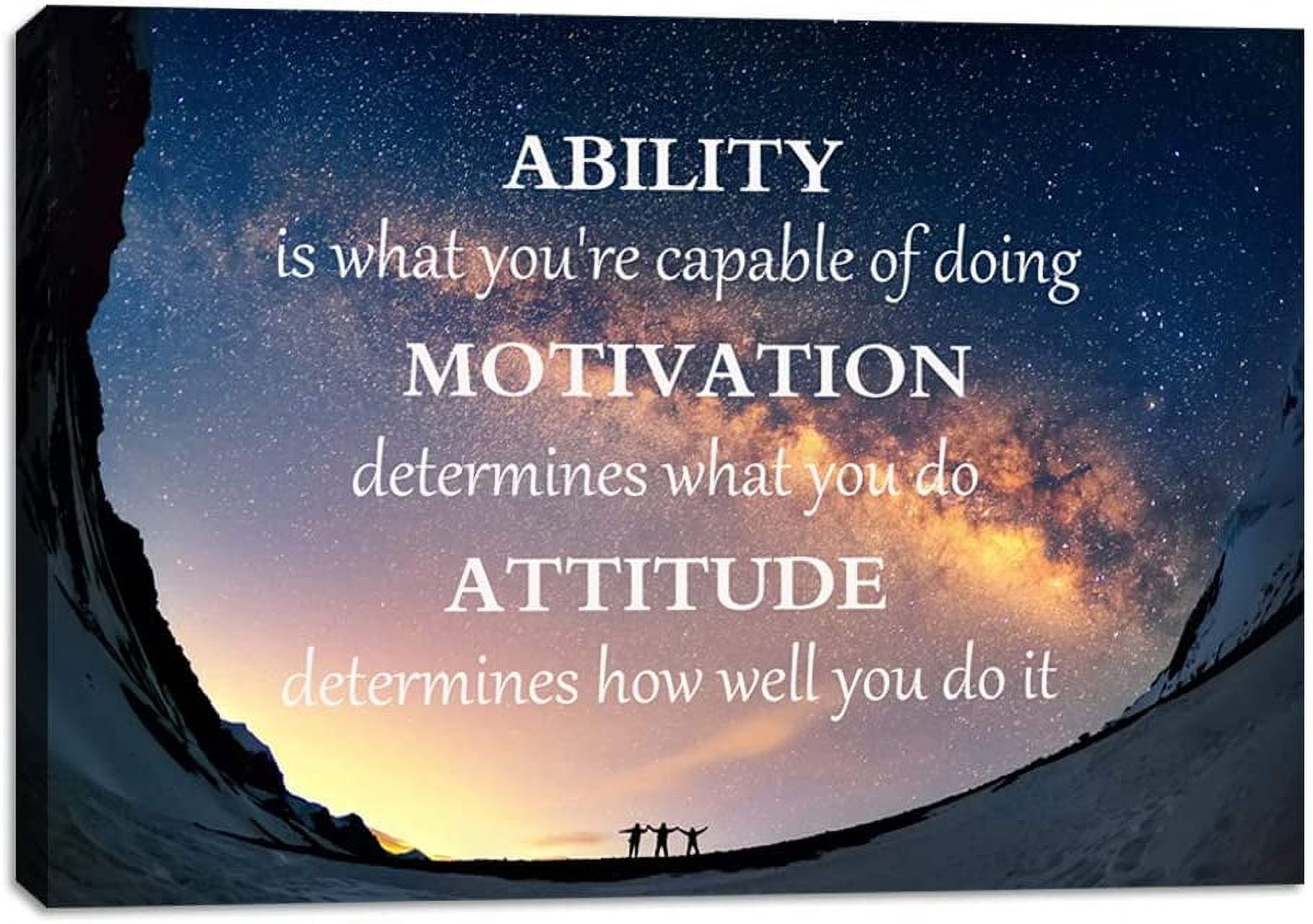 AatoeaX Inspirational Entrepreneur Quotes with Words Wall Art ...