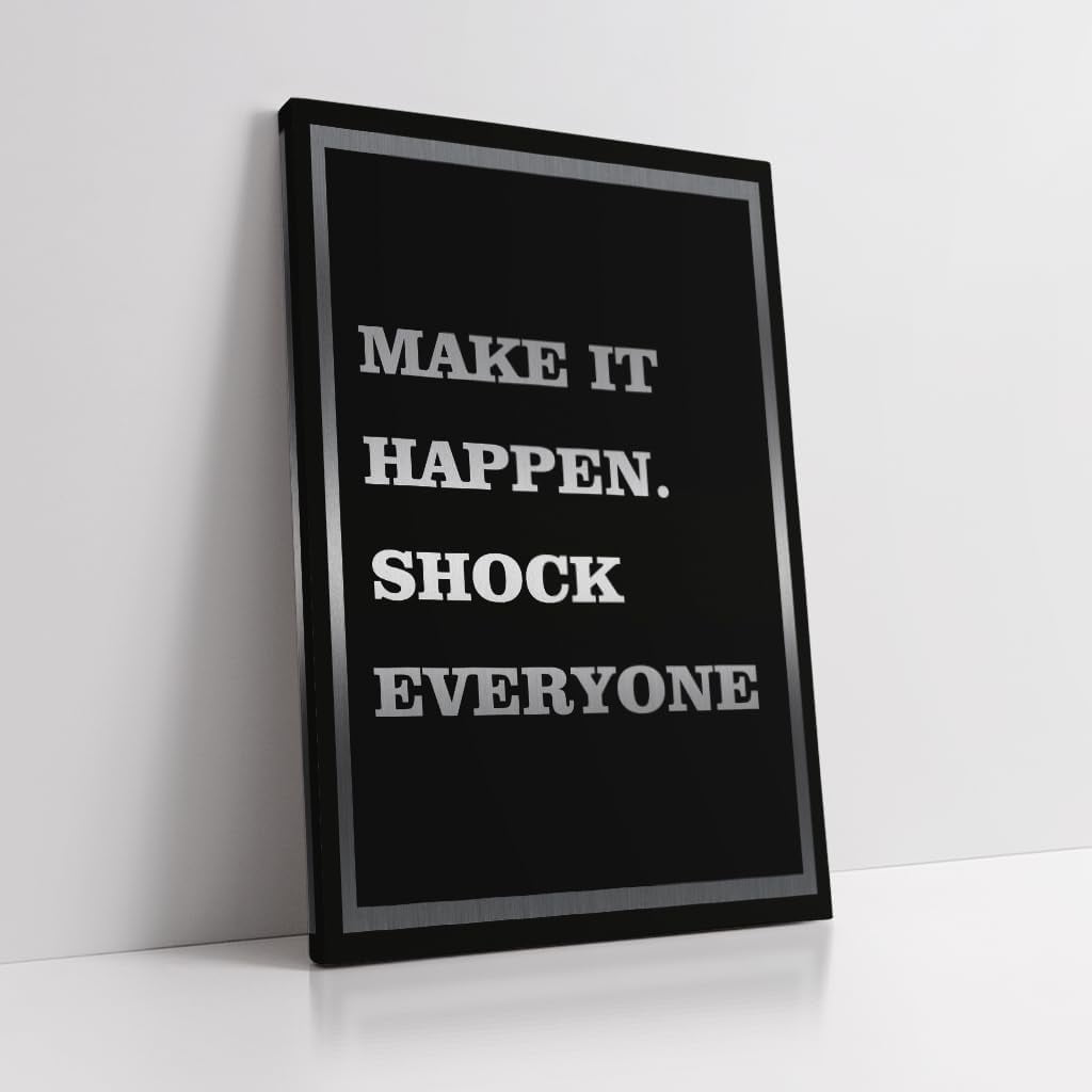 AatoeaX Inspirational Wall Art Motivational Poster Quotes Wall Decor ...