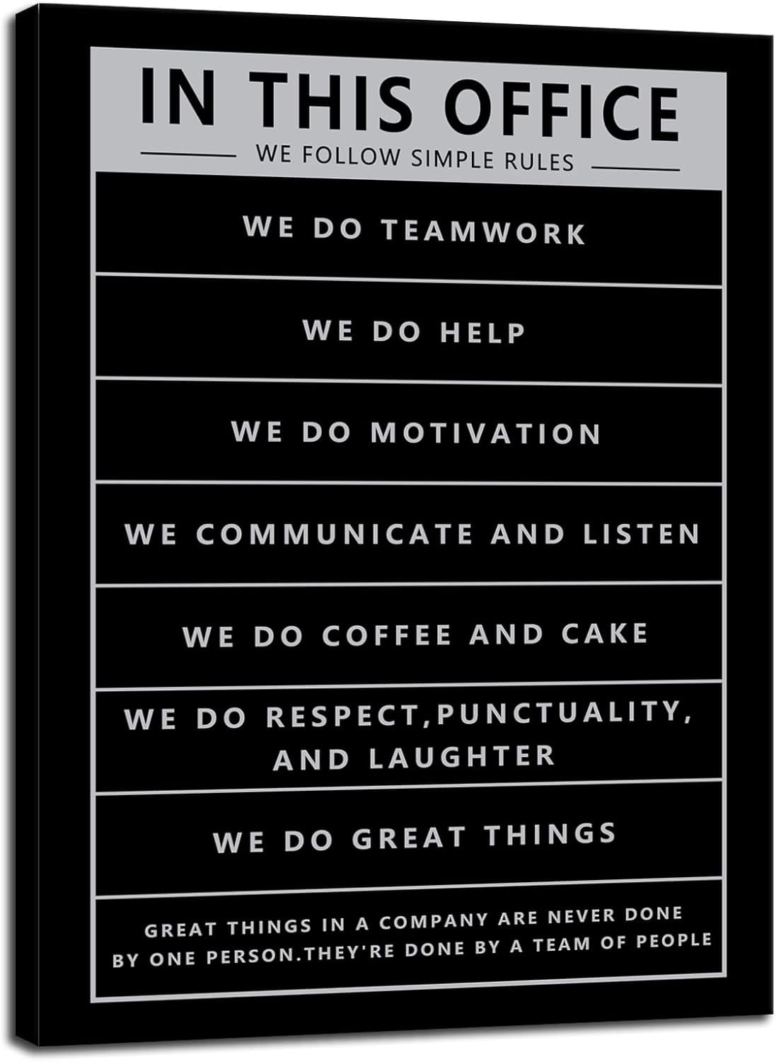 AatoeaX Inspirational Wall Art For Office Canvas Prints Motivational ...