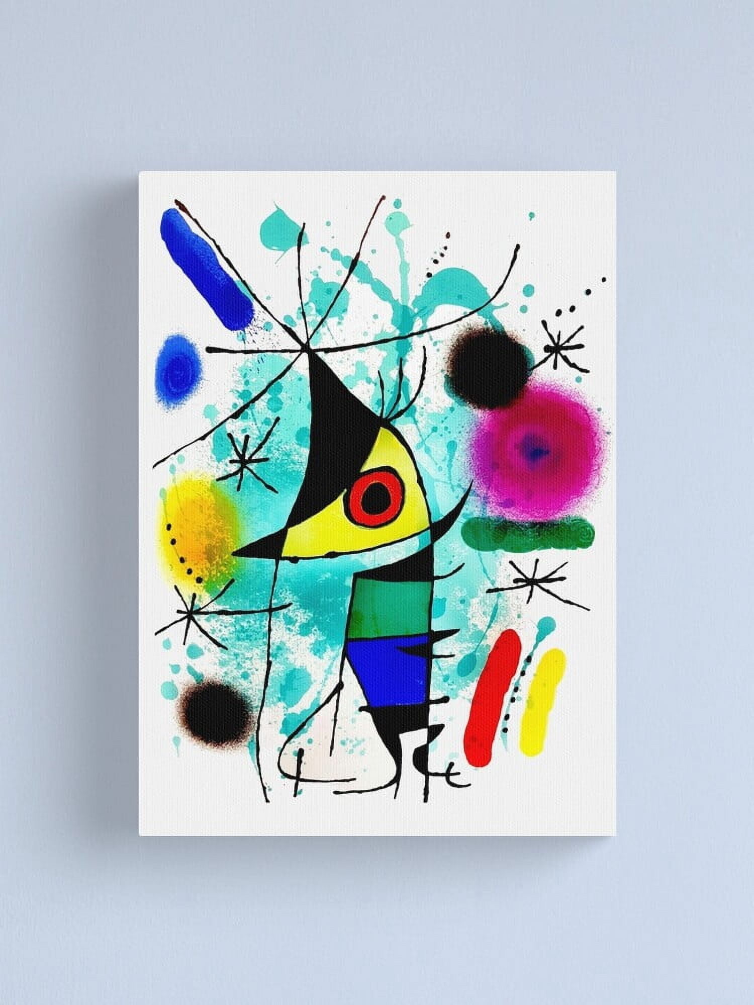 AatoeaX Joan Miró Abstract Surrealism - 'The Singing Fish' Canvas Print ...