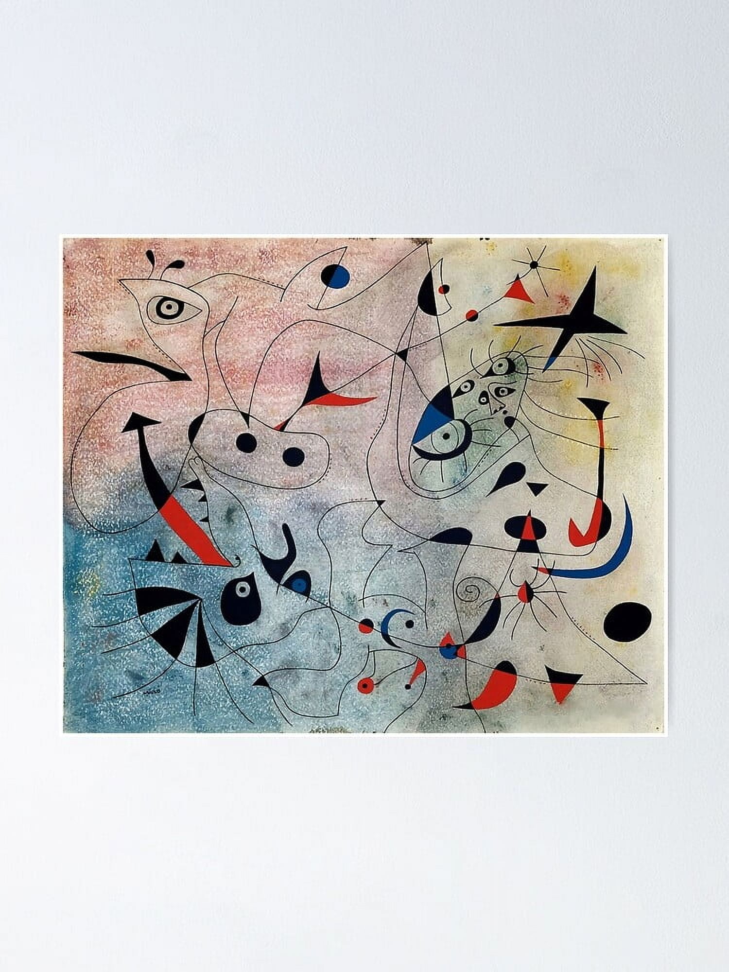 AatoeaX Joan Miro Poster Modern Wall Art Canvas Poster – Aesthetic ...