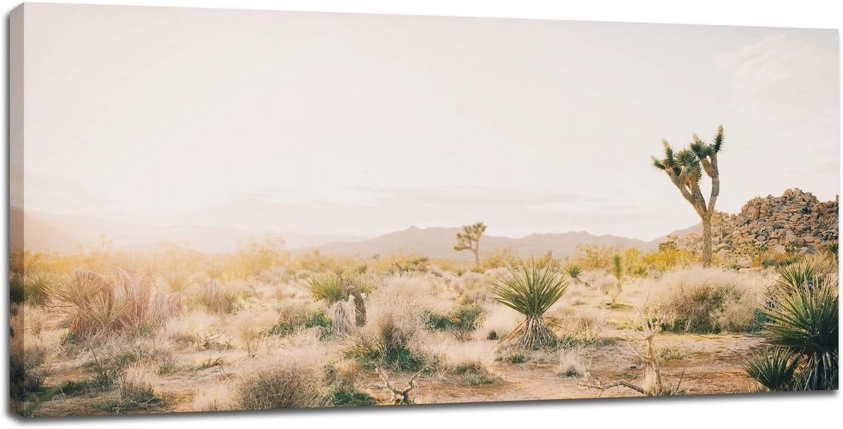 AatoeaX Joshua Tree Wall Art for Living Room Desert Nature Canvas ...