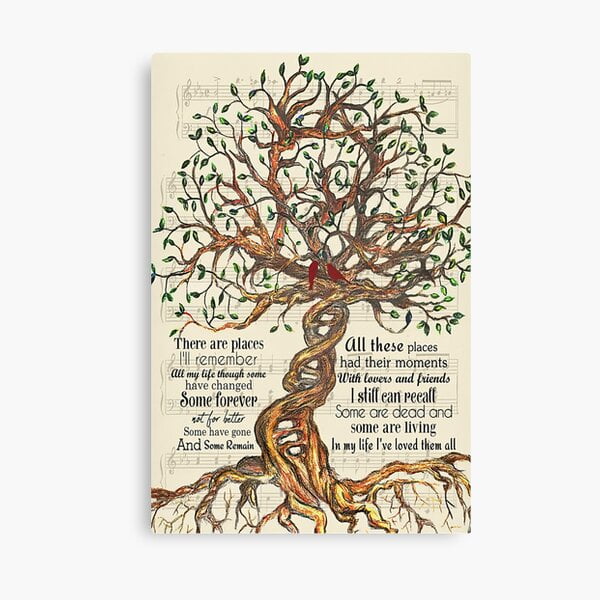 AatoeaX In My Life Lyrics - Tree And Cardinal Bird Gift Who Love "In My ...