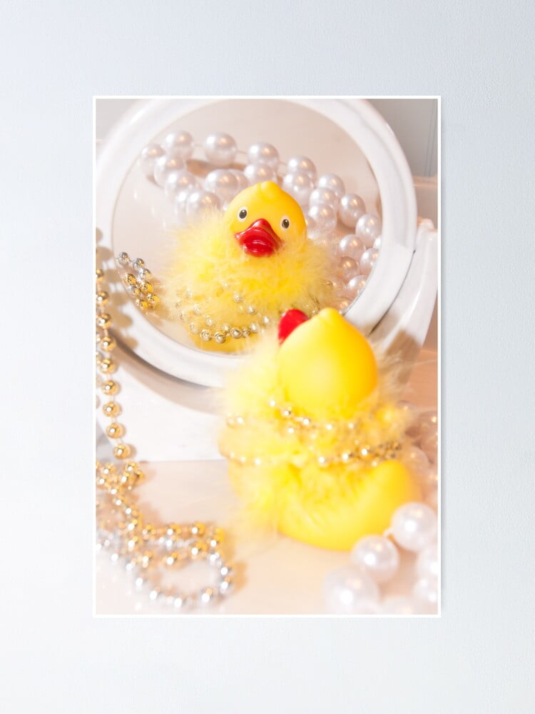 AatoeaX "Looking Ducky" - rubber ducky dresses up Poster Aesthetic Home ...