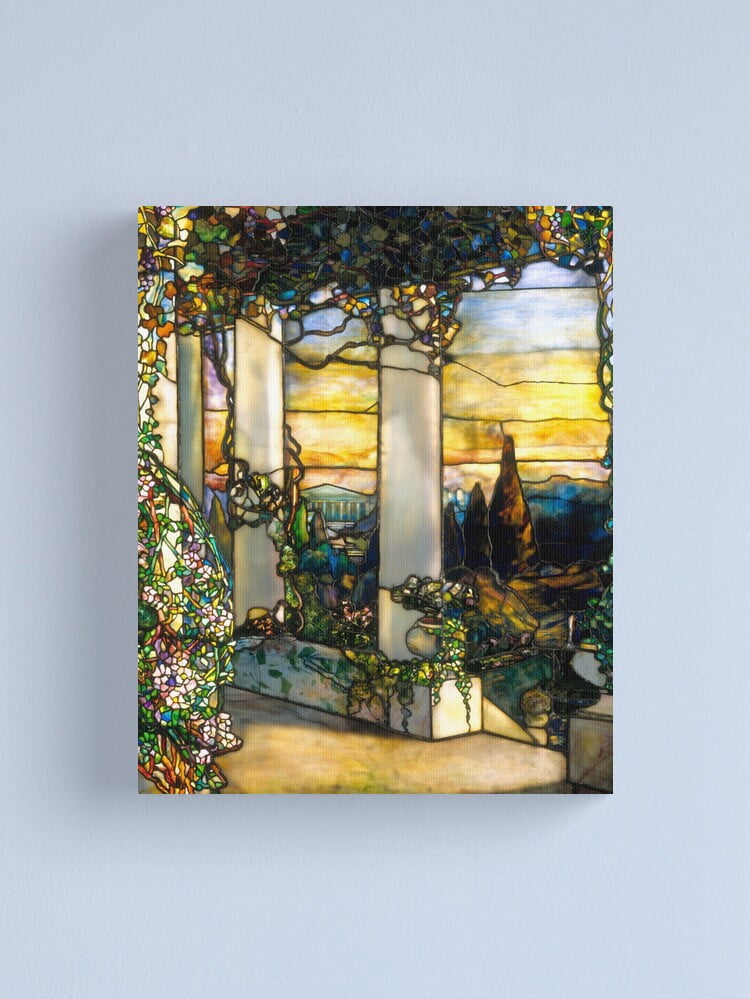 AatoeaX Louis Comfort Tiffany "Howell Hinds House Window" Canvas Print ...
