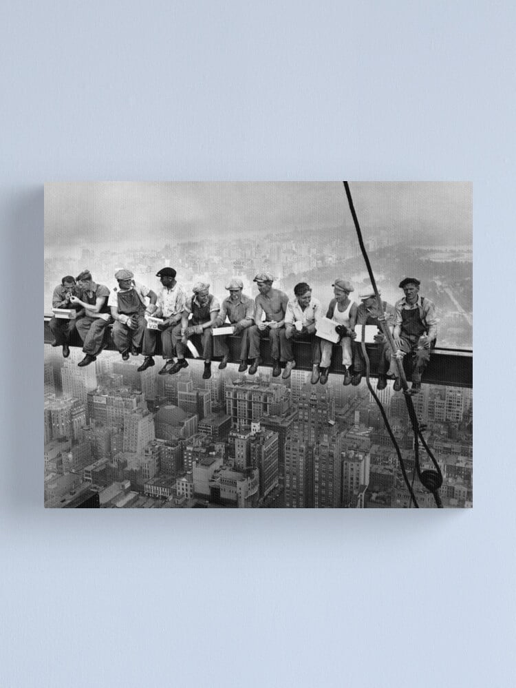 AatoeaX Lunch Atop A Skyscraper - Charles Clyde Ebbets 1932 Canvas ...