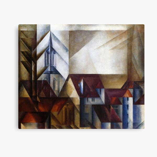AatoeaX Lyonel Feininger Canvas Print Modern Wall Art Canvas Poster – Aesthetic Print for Home ...