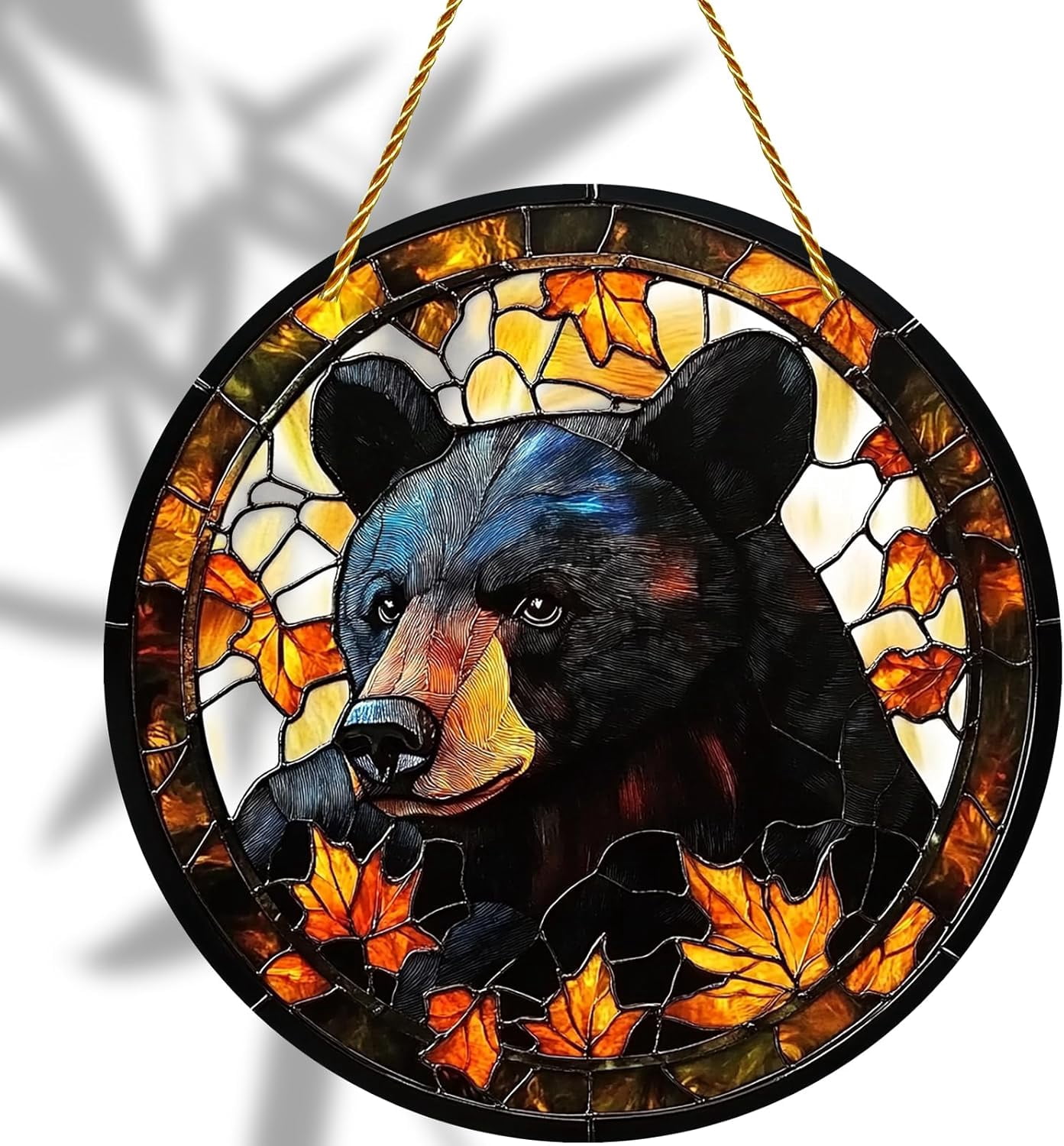 AatoeaX Majestic Black Bear Acrylic Hanging - Natural, Wilderness ...