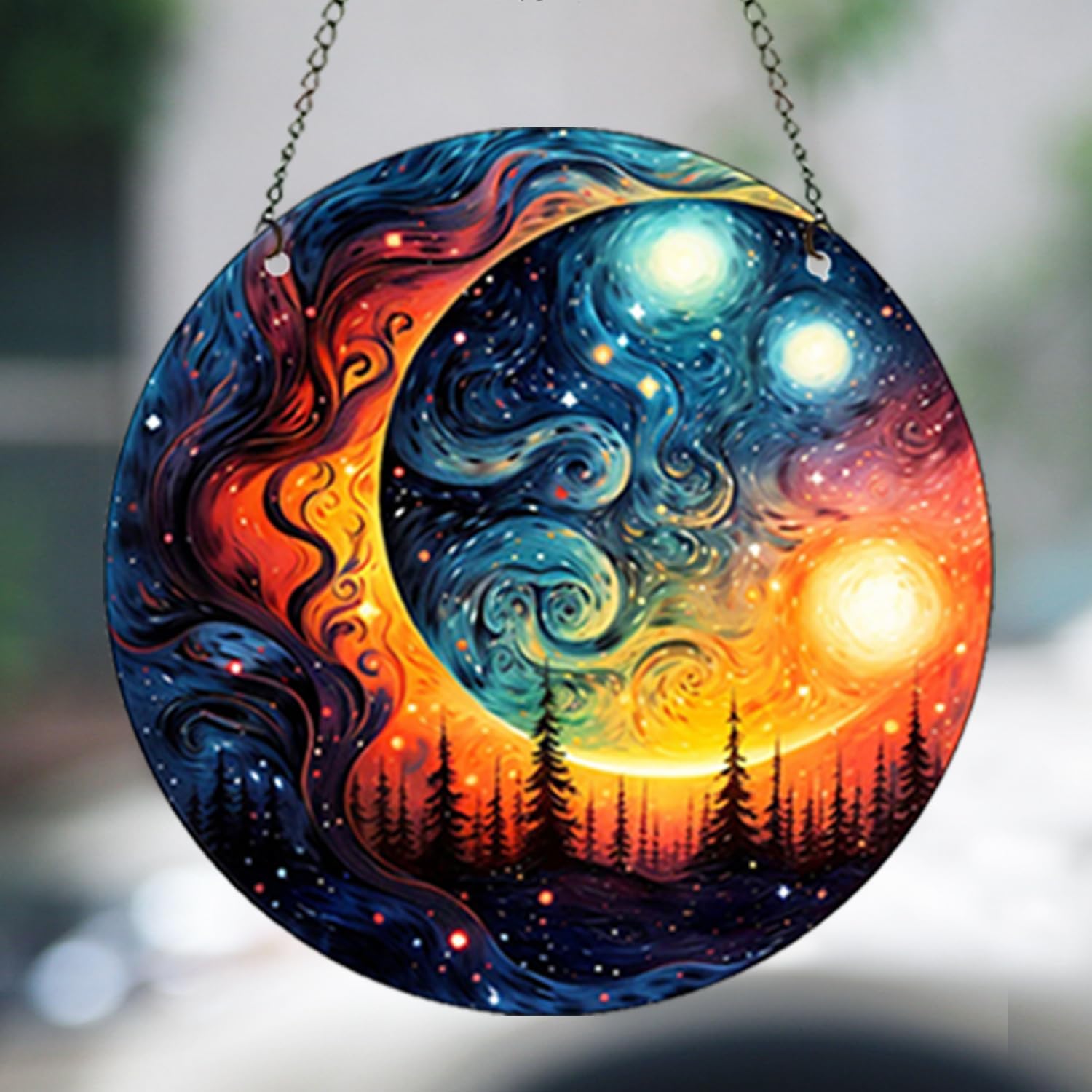 AatoeaX Mesmerizing Star - Moon Acrylic Hanging - Cosmic, Dreamy for ...