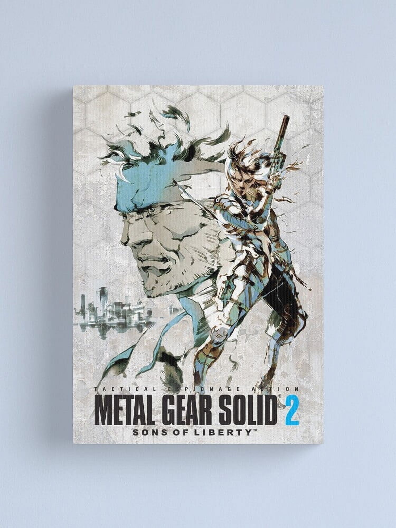 AatoeaX Metal Gear Solid 2 poster Canvas Print Aesthetic Home Decor ...