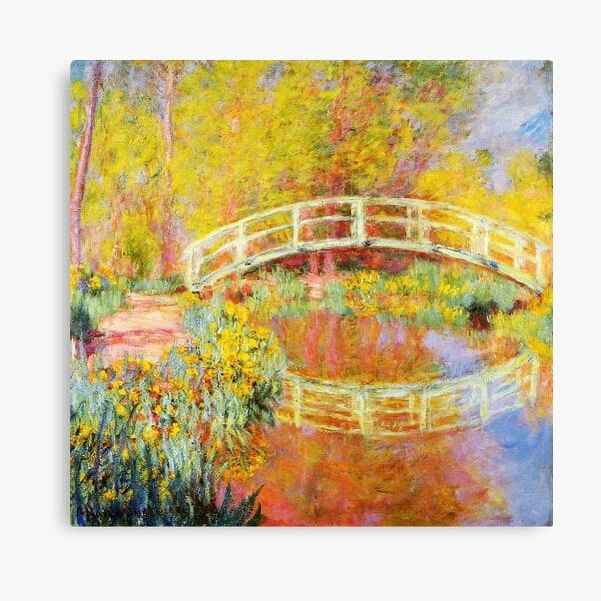 AatoeaX Monet The Japanese Bridge (The Bridge in Monet's Garden) Canvas ...