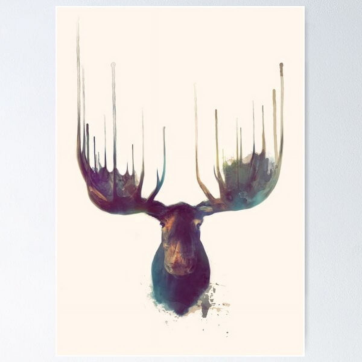 AatoeaX Moose Poster Aesthetic Home Decor – Perfect for Gallery Walls ...