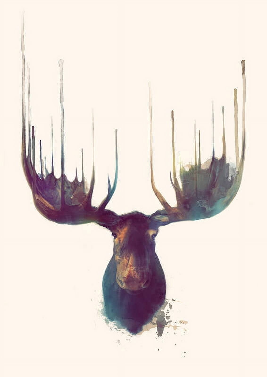 AatoeaX Moose Poster Modern Wall Art Canvas Poster – Home, Office Decor ...