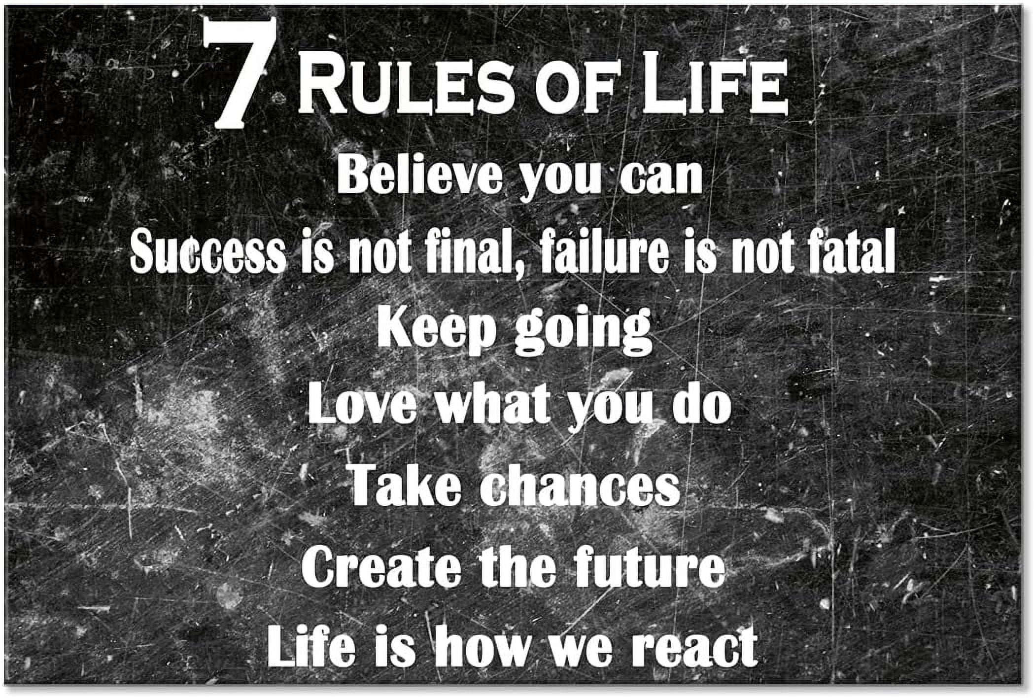 AatoeaX Motivational Canvas Wall Art, Famous Quote Inspirational Prints ...