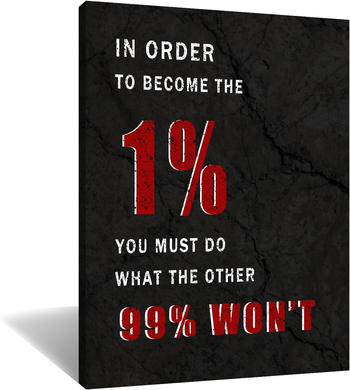 AatoeaX Motivational Poster Wall Art Success Inspirational Quotes Print ...