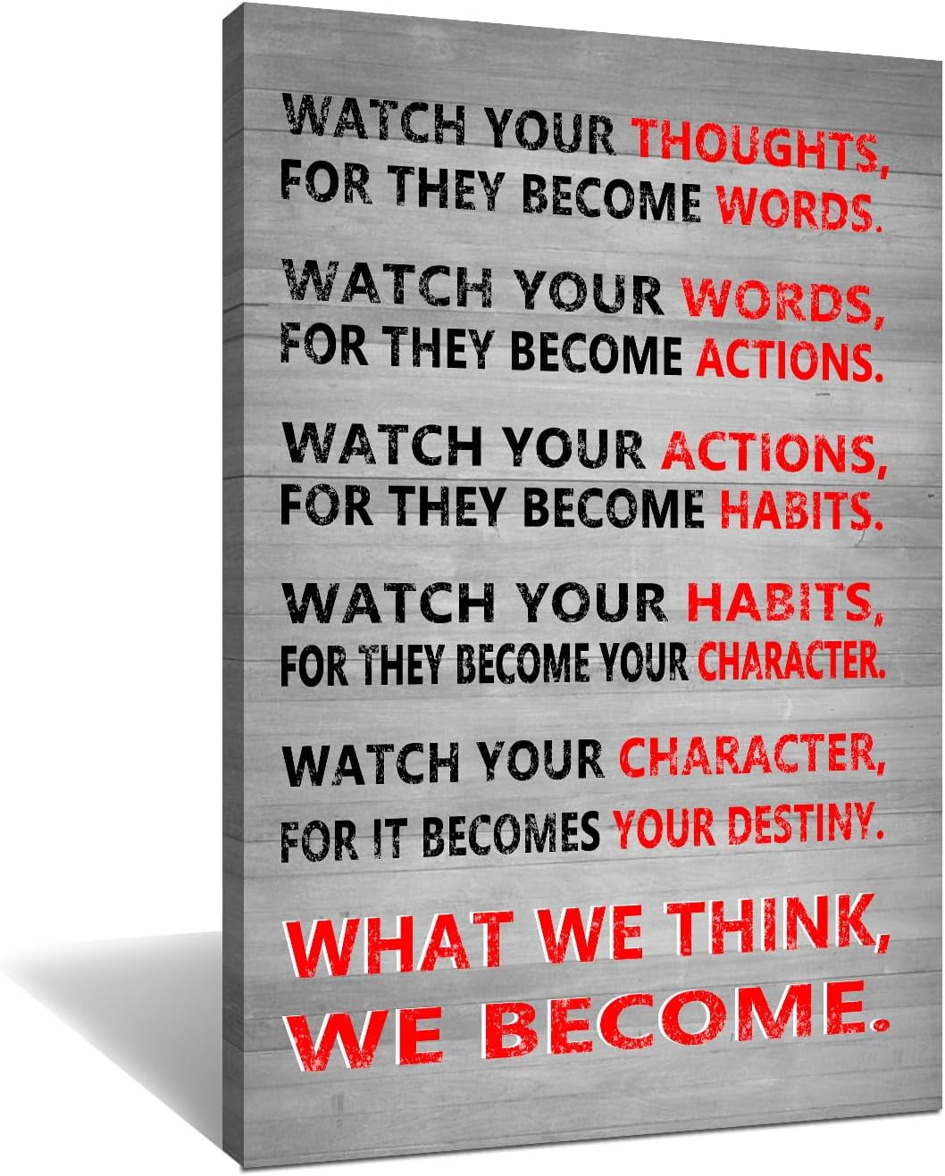 AatoeaX Motivational Poster Wall Art Success Inspirational Quotes Print ...