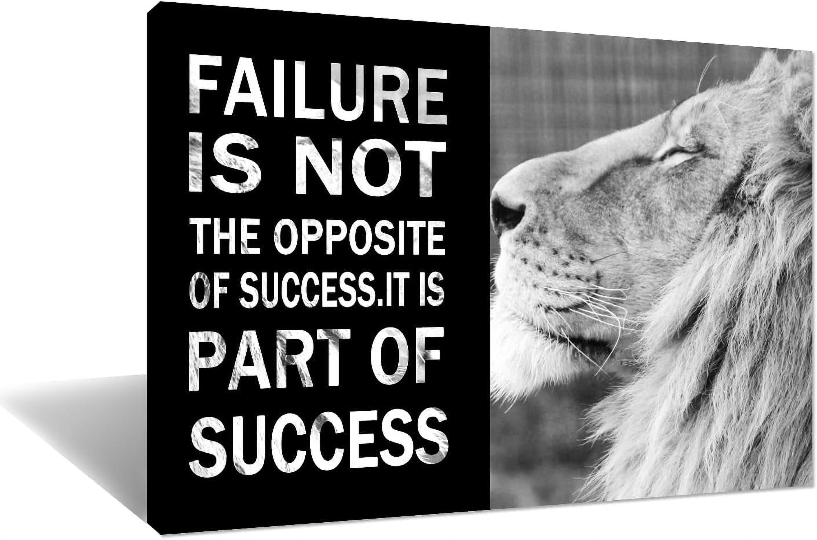 AatoeaX Motivational Poster Wall Art Success Inspirational Quotes Print ...