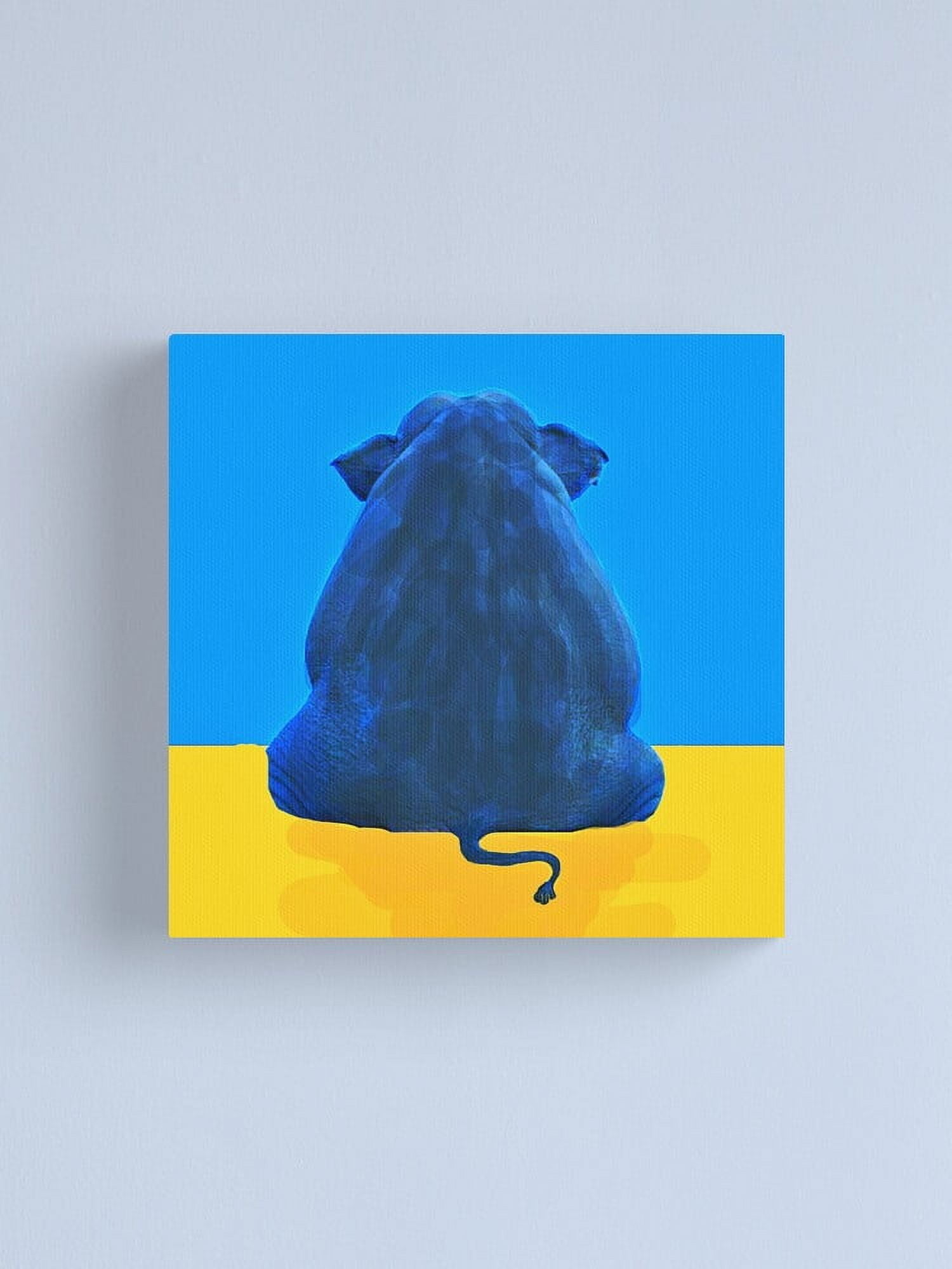 AatoeaX NCIS ELEPHANT IN THE ROOM blue version Canvas Print Aesthetic ...