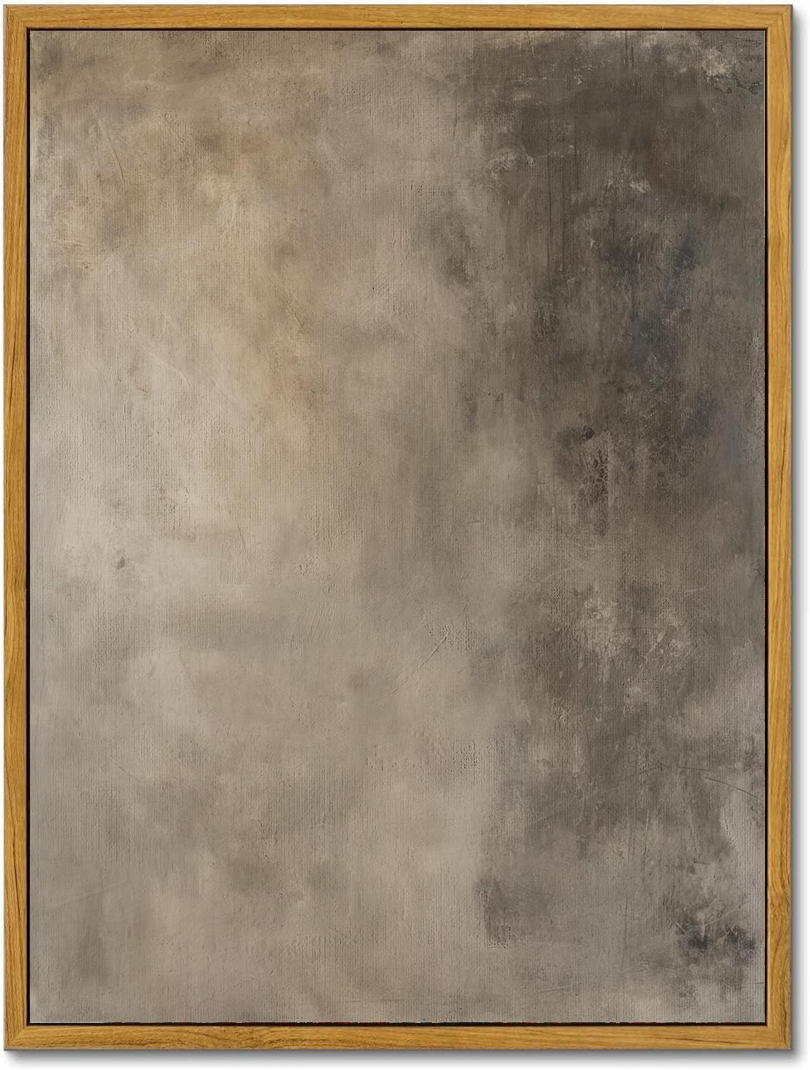 AatoeaX Neutral Wall Art, Earthy Abstract Canvas Oil Painting ...