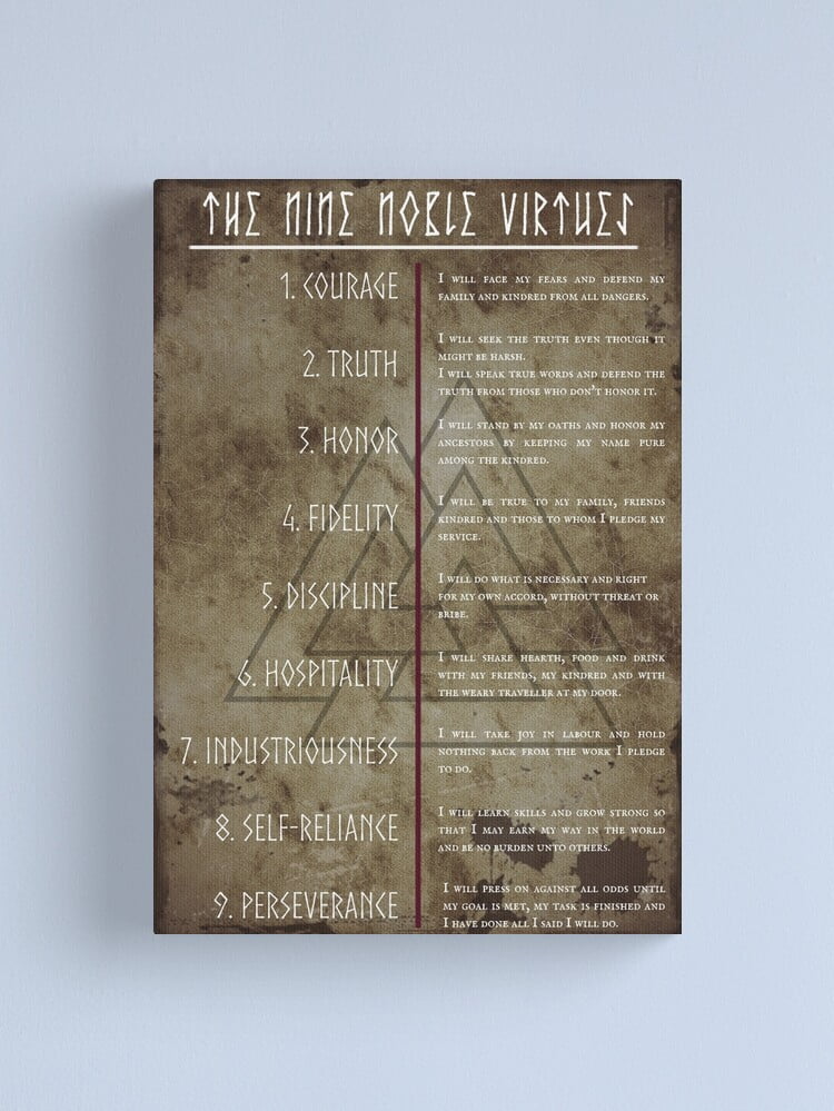 AatoeaX The Nine Noble Virtues of the Norse| Asatru and Odinic rite ...
