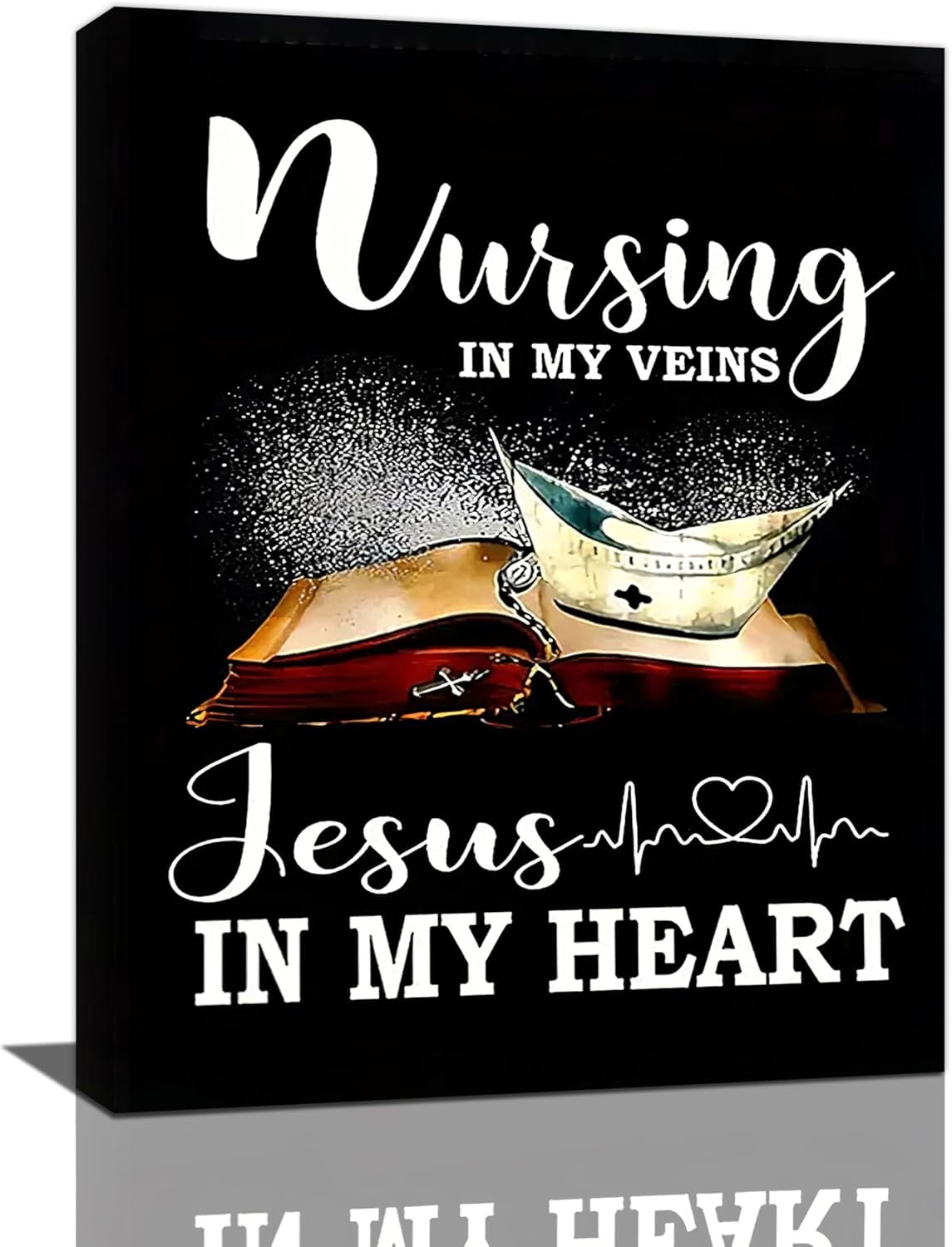 AatoeaX Nurse Jesus Wall Art Retro Nurse Wall Decor Medical Staff ...