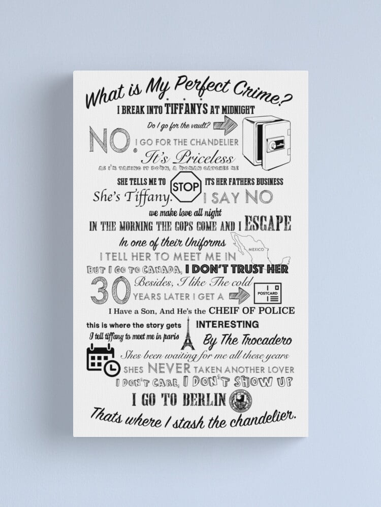 AatoeaX The Office: Dwight's Perfect Crime Canvas Print Modern Wall Art ...