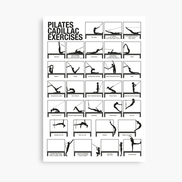AatoeaX PILATES CADILLAC Canvas Print Modern Wall Art Canvas Poster ...