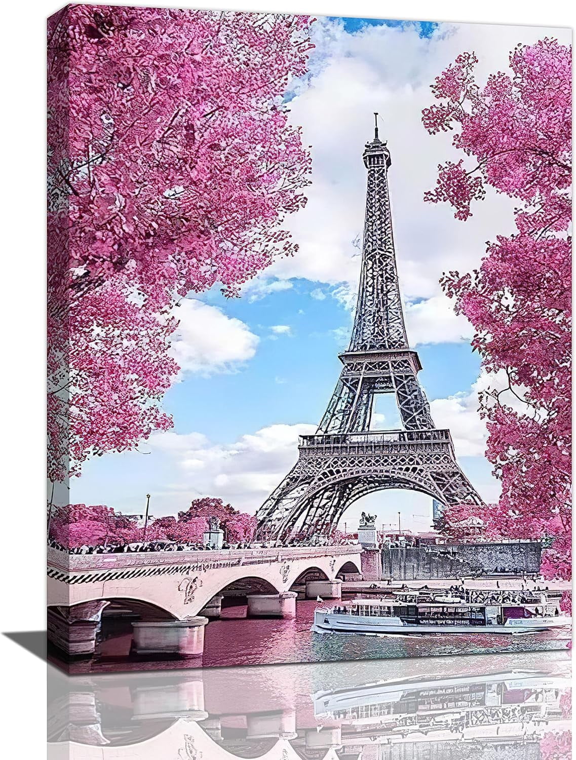 AatoeaX Paris Eiffel Tower Wall Art Paris Pictures Wall Decor Paris ...