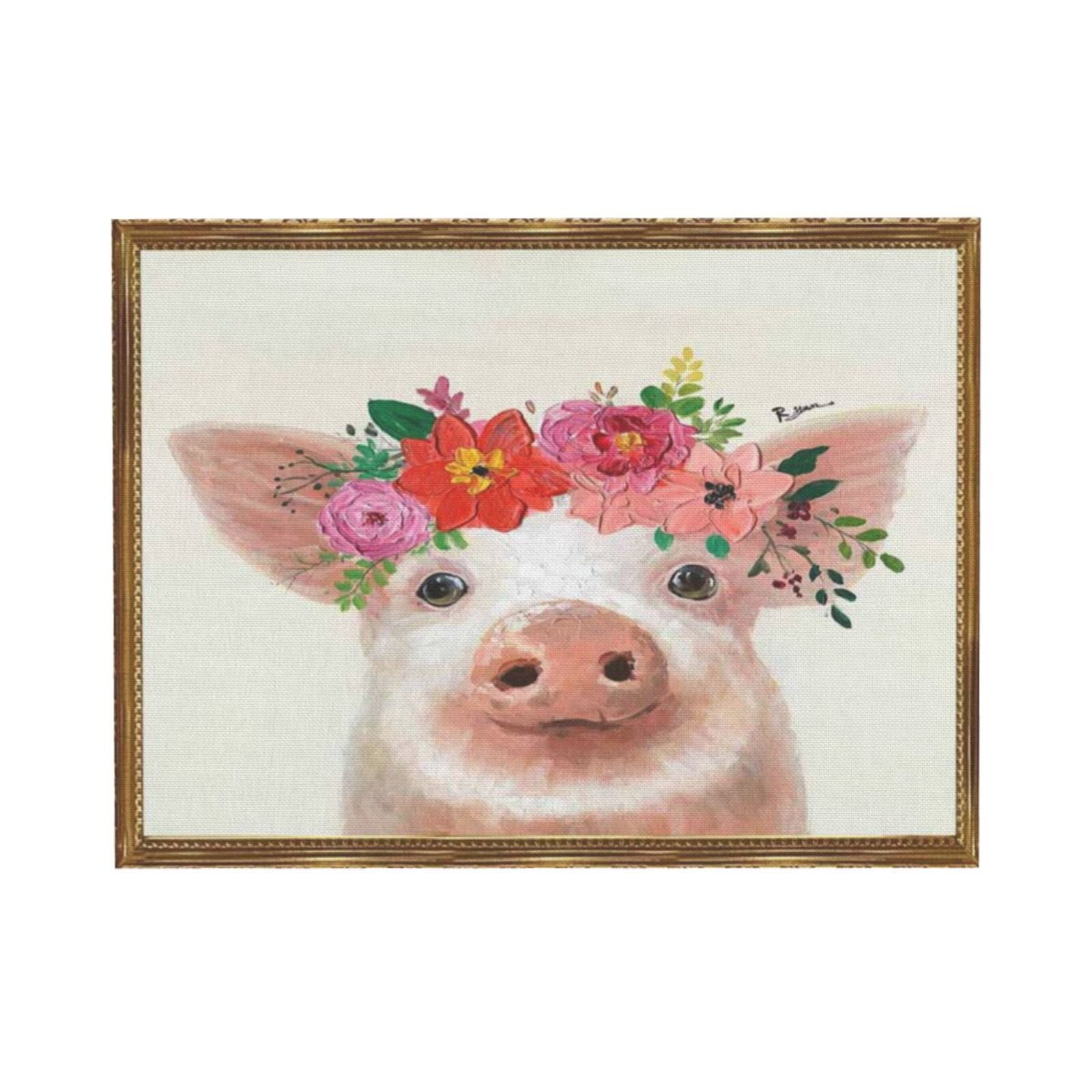 AatoeaX Pig Decor Gifts for Pig Lovers: Farm Animal Pictures Cute Pig ...