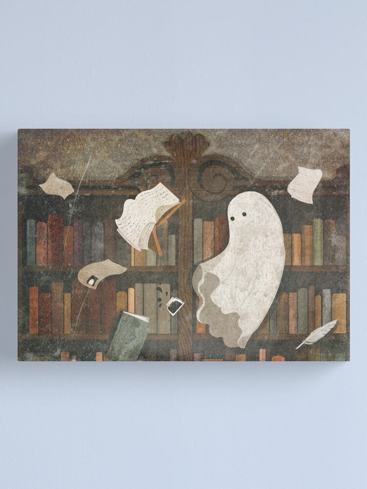 AatoeaX There's a Poltergeist in the Library Again... Canvas Print ...