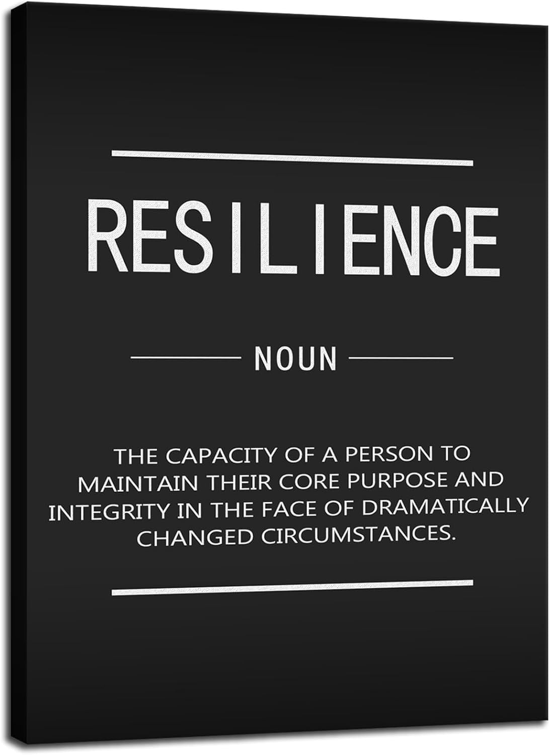 AatoeaX Resilience Noun MotivationalWall Art Inspirational Posters ...