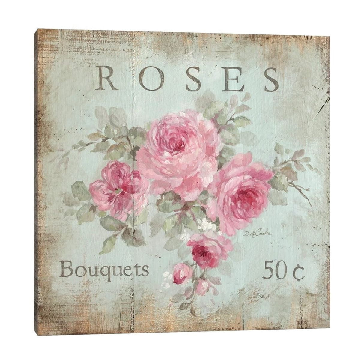 AatoeaX "Rose Bouquets (50 Cents)" Canvas Print Modern Wall Art Canvas ...