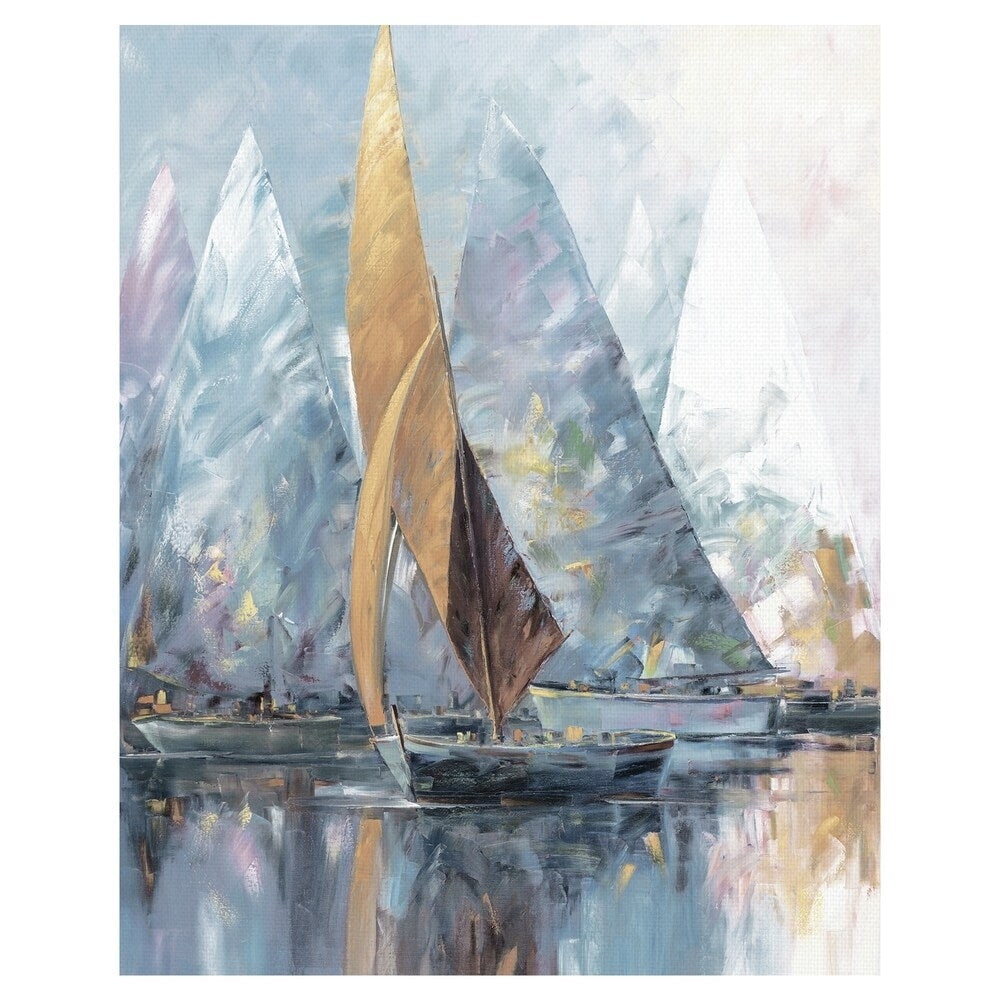 AatoeaX Sail Boats Light Canvas Art Print Modern Wall Art Canvas Poster – Aesthetic Print for ...
