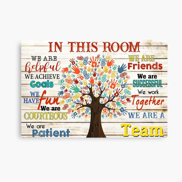 AatoeaX Social Worker Poster, In This Room We Are Helpful We Are A Team ...