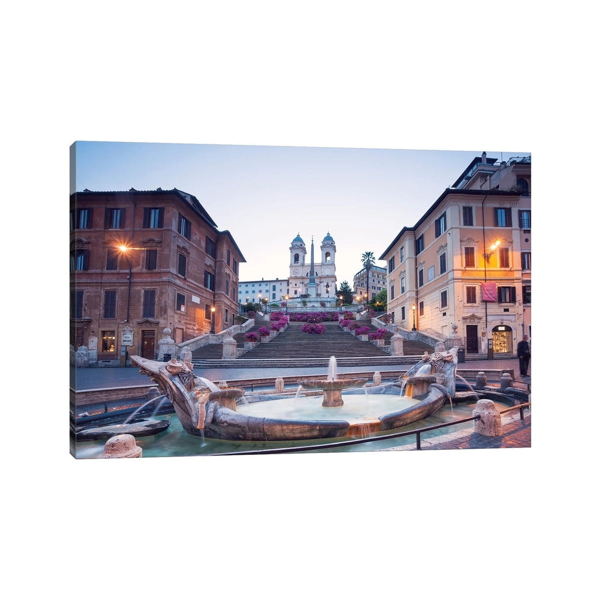 AatoeaX "Spanish Steps, Rome" Canvas Print Modern Wall Art Canvas ...