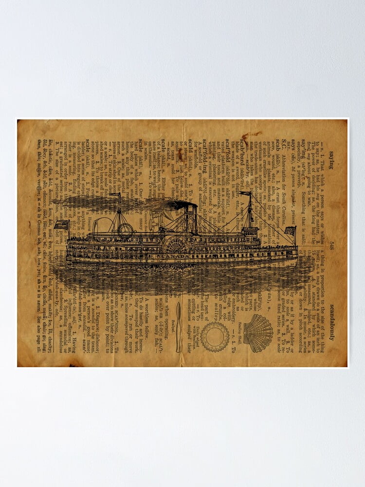 AatoeaX Steamboat Poster Modern Wall Art Canvas Poster – Aesthetic ...