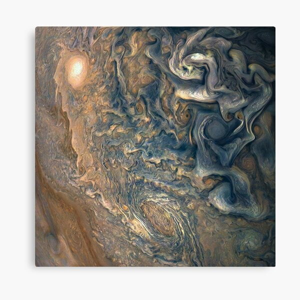AatoeaX Storms of Jupiter - Juno Canvas Print Modern Wall Art Canvas ...