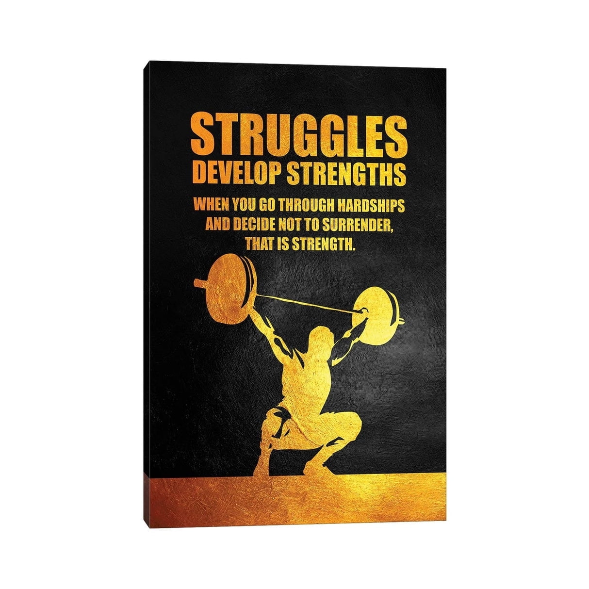 AatoeaX "Struggles Develop Strength" Canvas Print Modern Wall Art Canvas Poster – Aesthetic ...