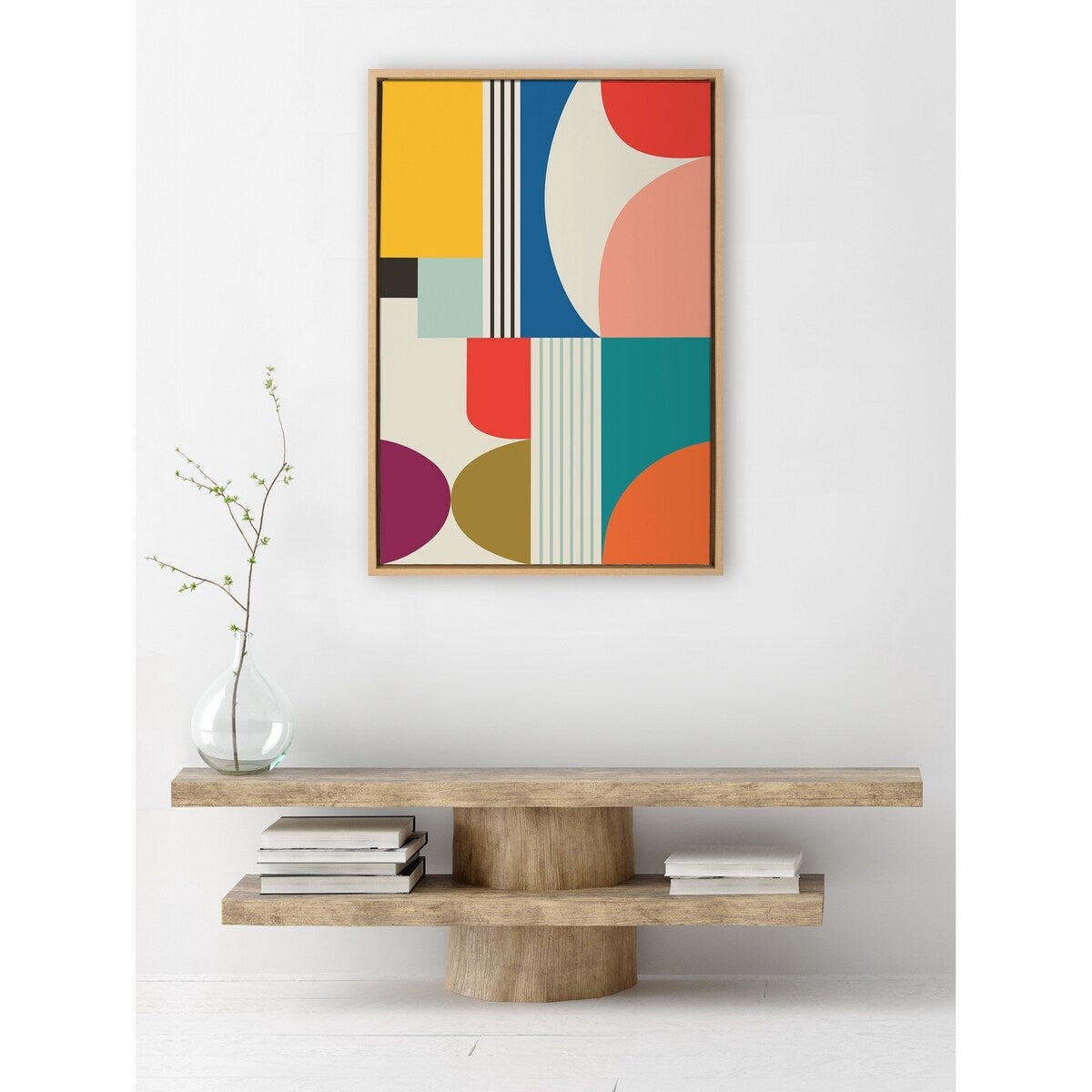 AatoeaX Sylvie MCM Pattern Canvas Modern Wall Art Canvas Poster ...